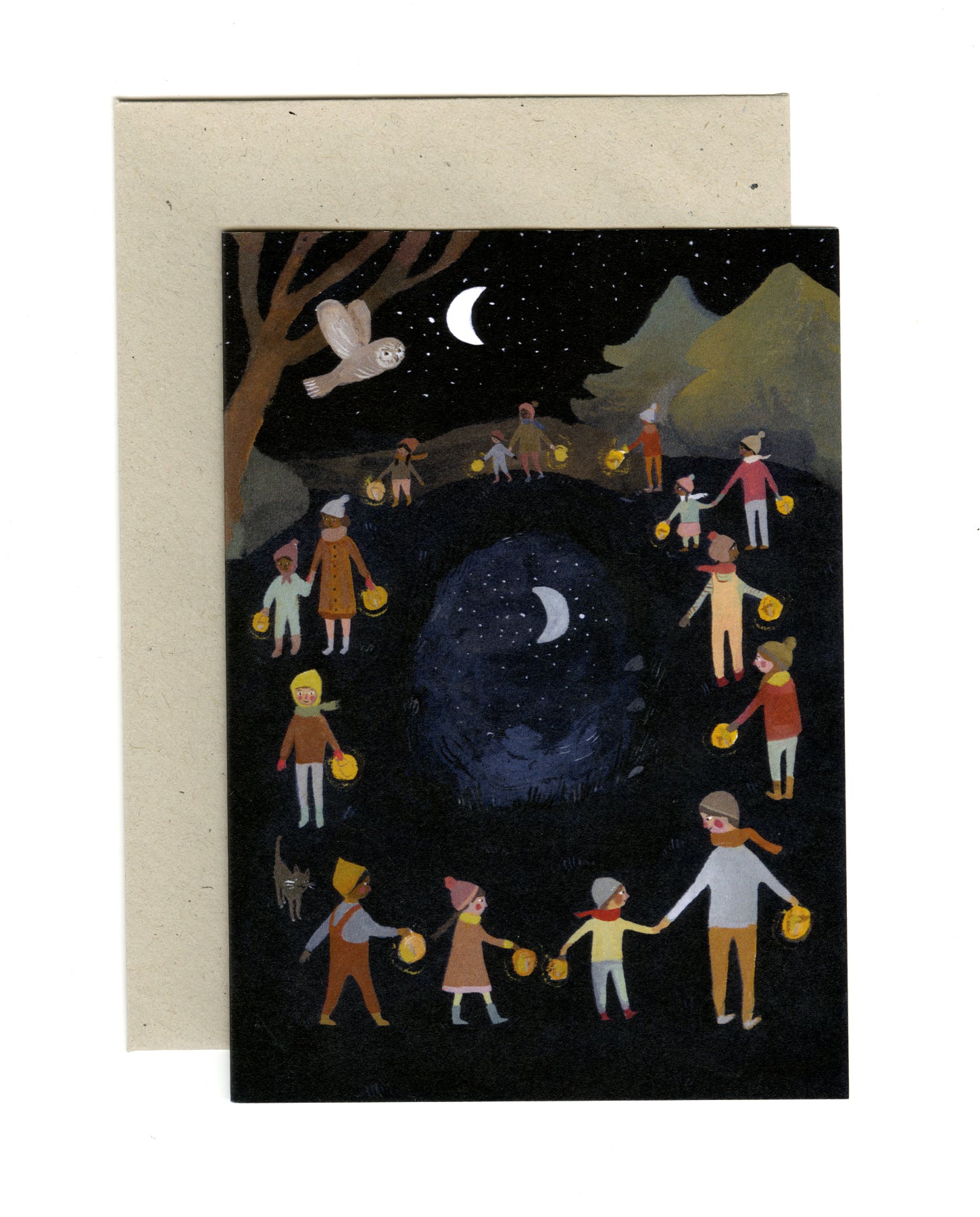 Lantern Walk card